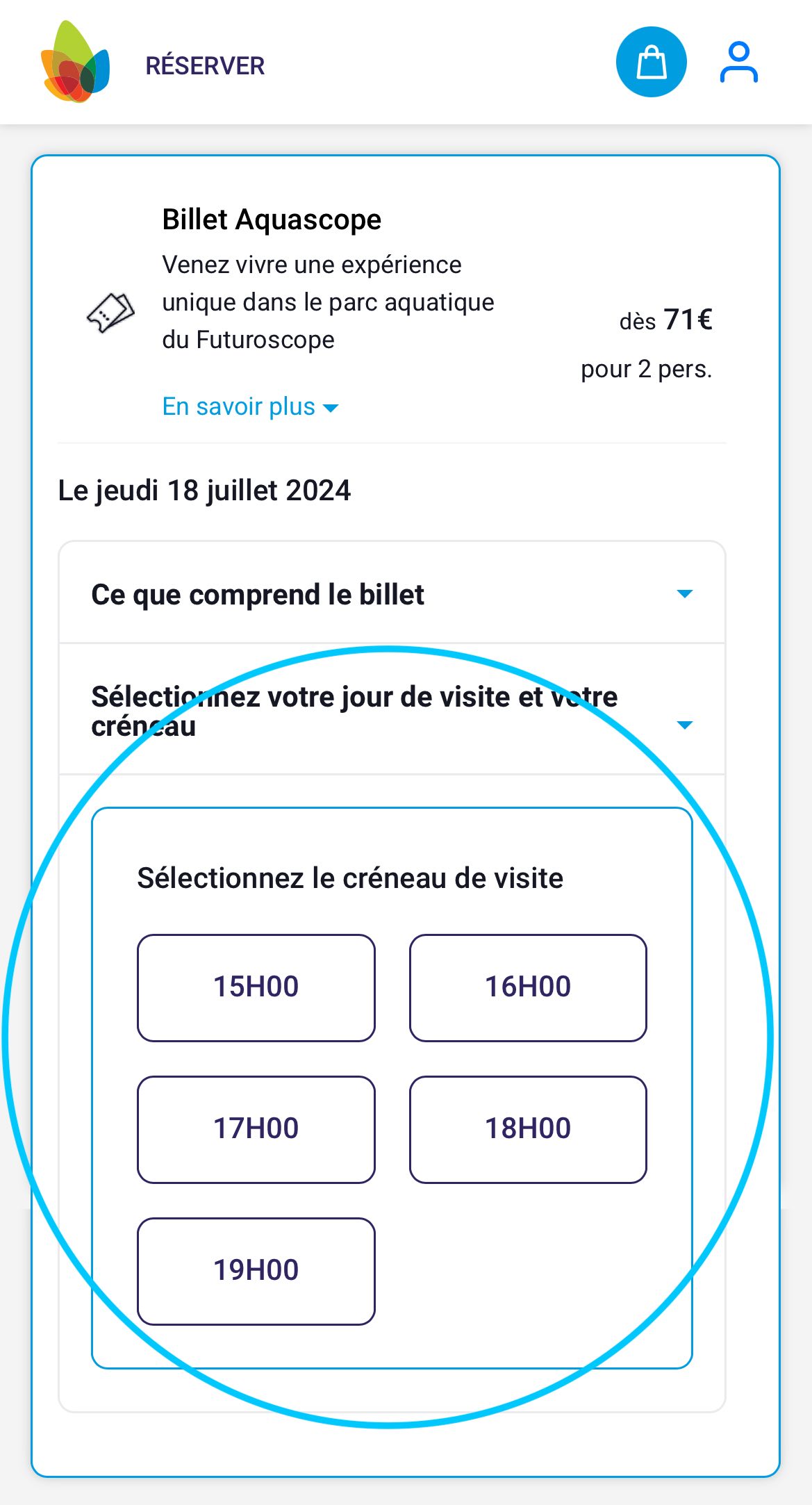 Comment réserver un billet Aquascope (sans le Futuroscope)